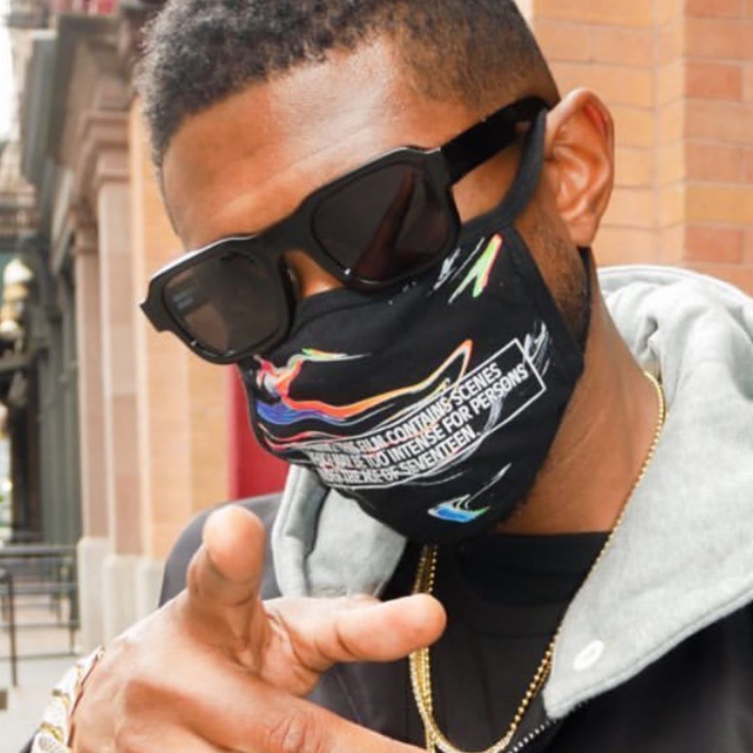 Usher wearing the ENFANTS RICHES DÉPRIMÉS x THIERRY LASRY “THE ISOLAR ...